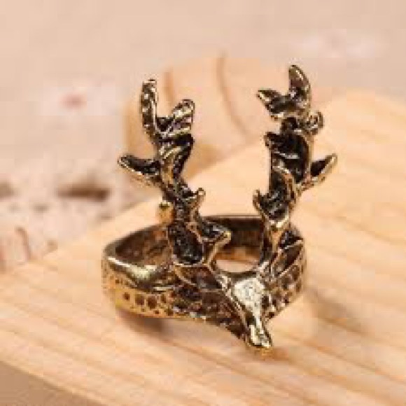 Jewelry | Deer Head Ring Size 7 | Poshmark